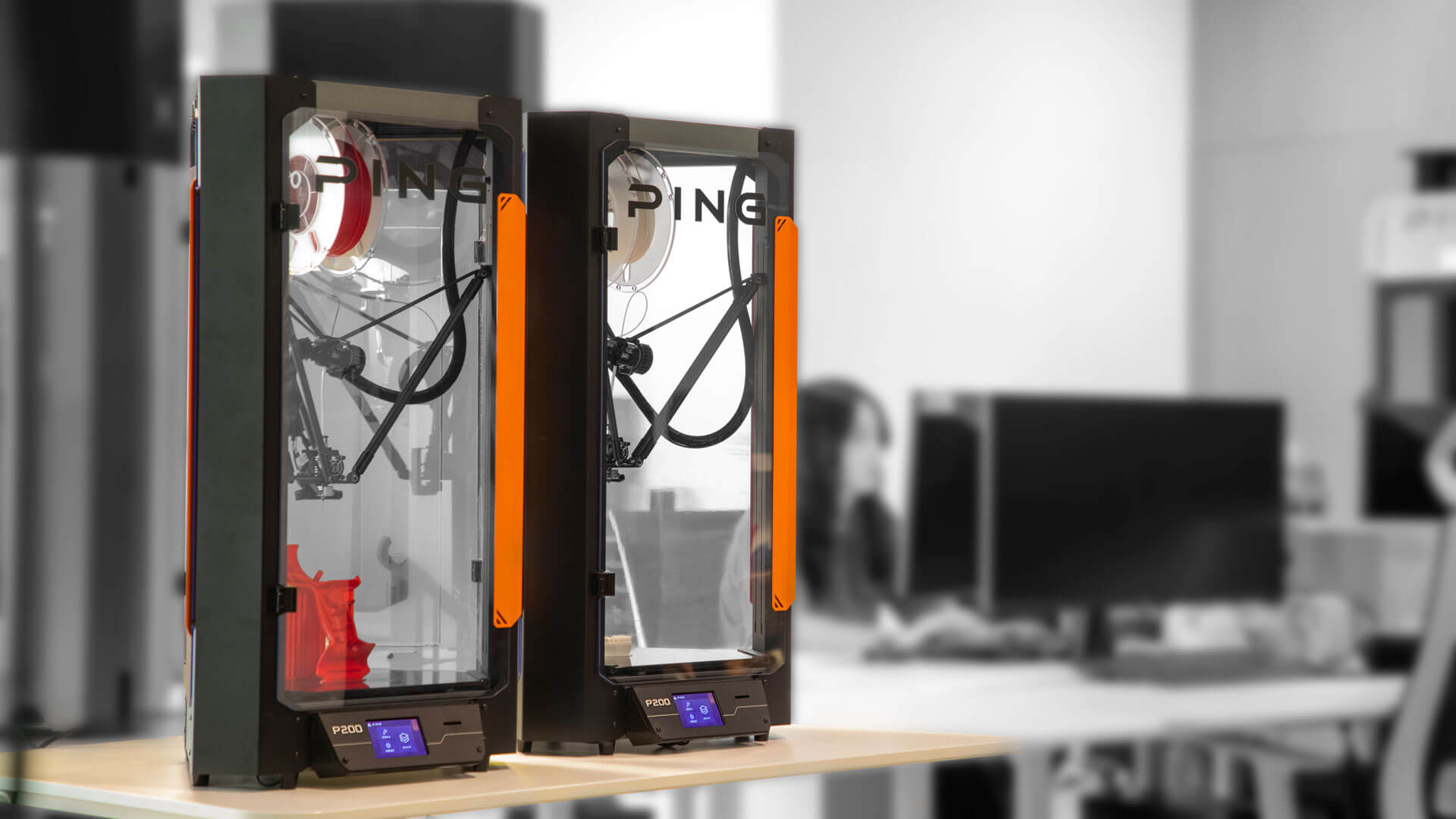 桌上型3D列印機P200 - Ping：高品質、高效、可靠的 3D 列印解決方案